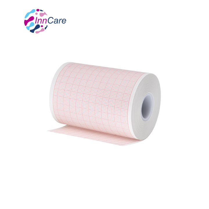 Papel EKG 80mm x 20m para Electrocardiógrafos de 3 Canales | InnovaMed